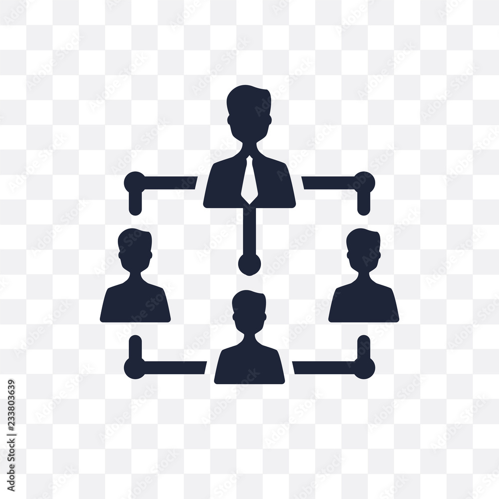 company Structure transparent icon. company Structure symbol design ...
