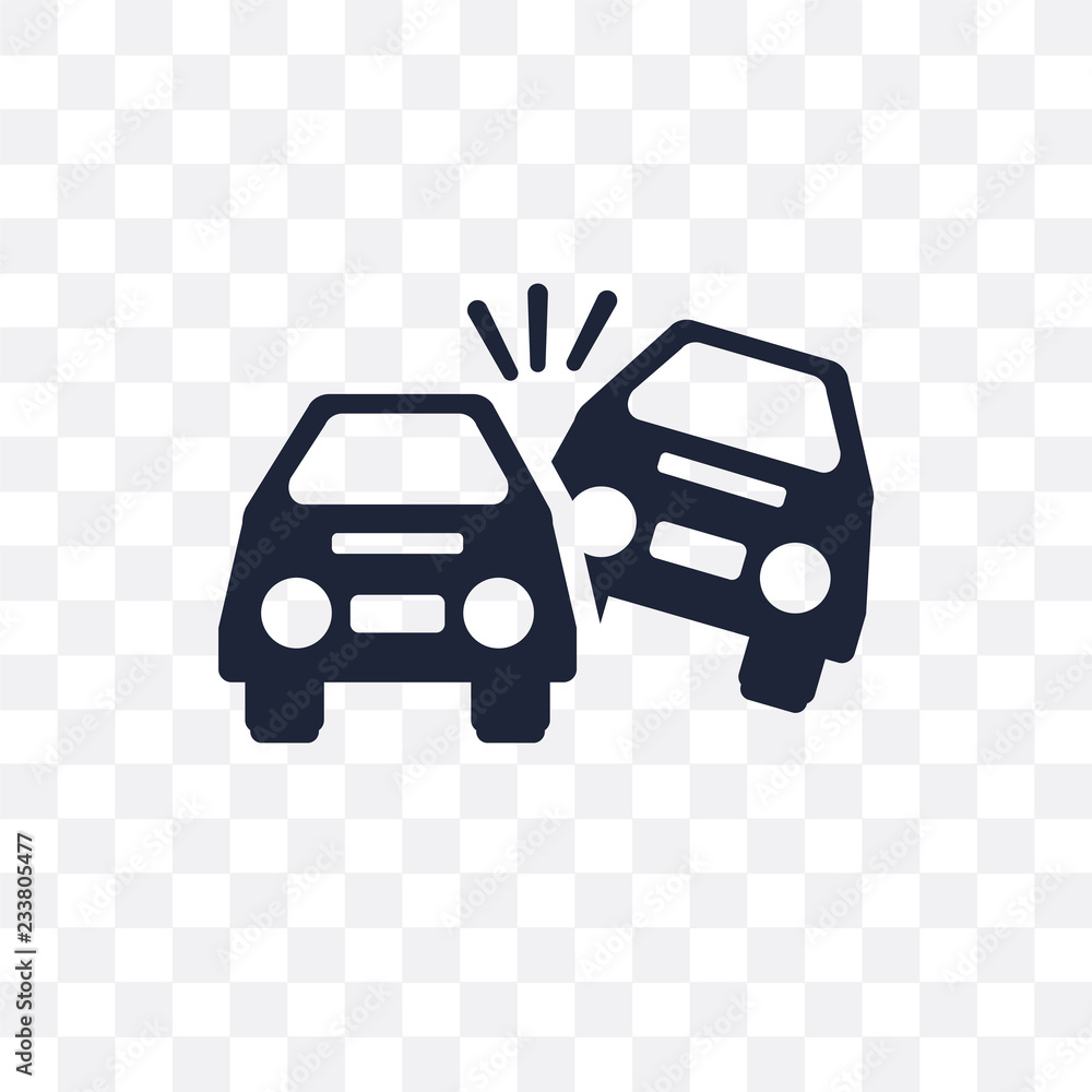 Overturned car transparent icon. Overturned car symbol design from ...