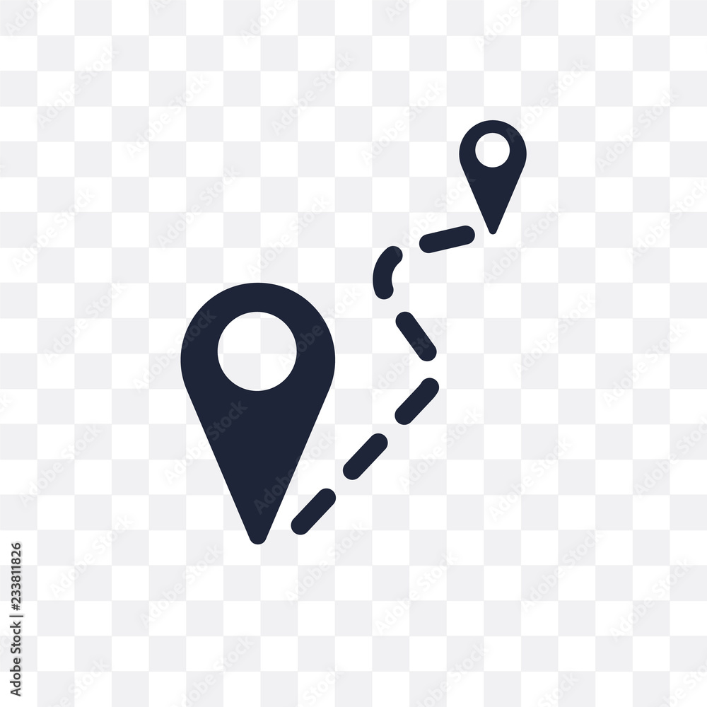 Distance transparent icon. Distance symbol design from Maps and ...