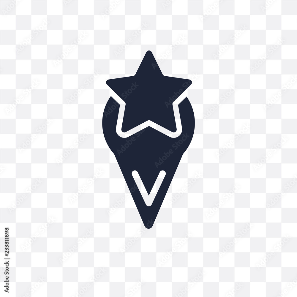 Favorite Place transparent icon. Favorite Place symbol design from Maps ...