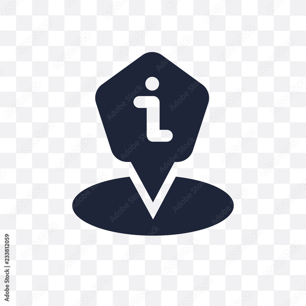 information Point Pin transparent icon. information Point Pin symbol ...