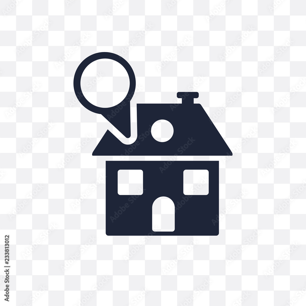 property location transparent icon. property location symbol design ...