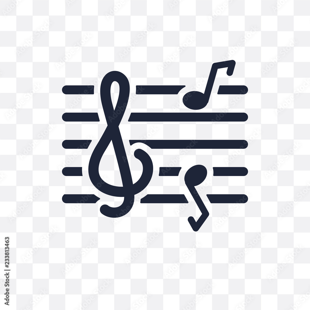 Clef transparent icon. Clef symbol design from Music collection. Stock ...