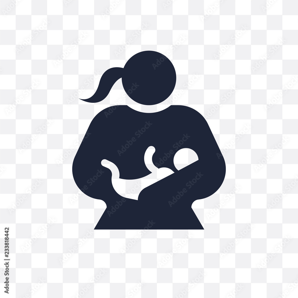 Woman Breastfeeding transparent icon. Woman Breastfeeding symbol design ...