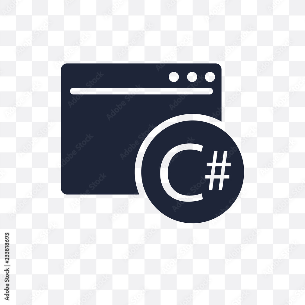 C sharp transparent icon. C sharp symbol design from Programming ...
