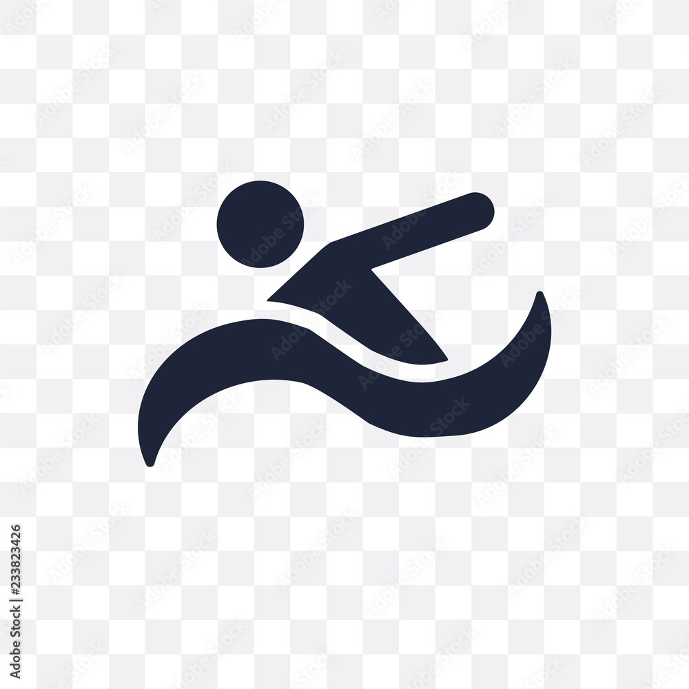 Swimming person transparent icon. Swimming person symbol design from ...