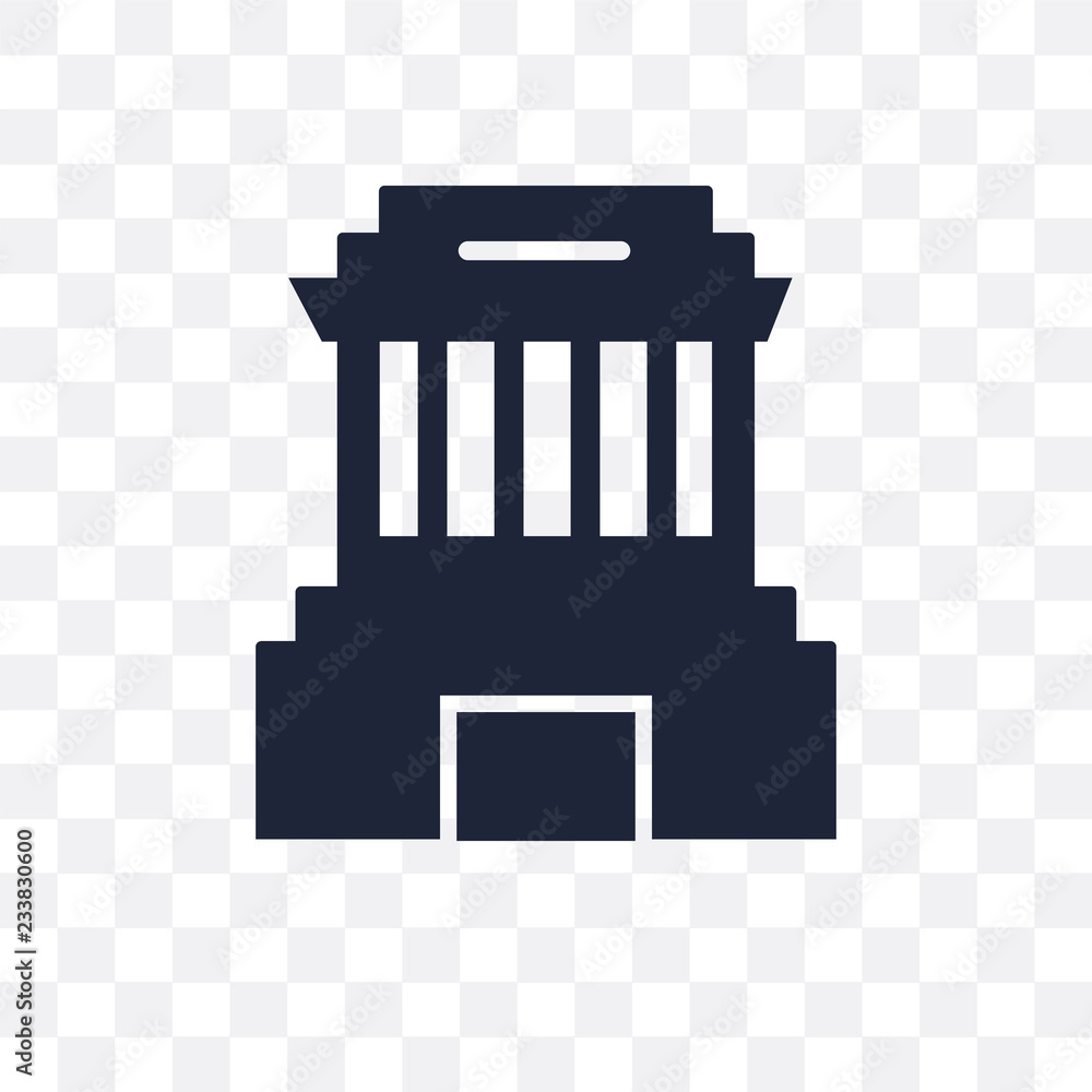Ho chi minh mausoleum transparent icon. Ho chi minh mausoleum symbol ...