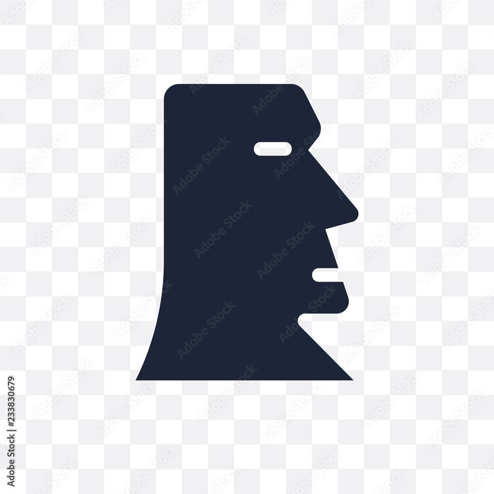 Moai transparent icon. Moai symbol design from Architecture collection ...