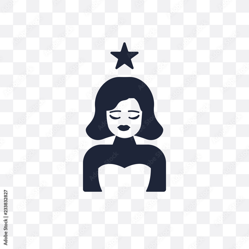 actress transparent icon. actress symbol design from Cinema collection ...