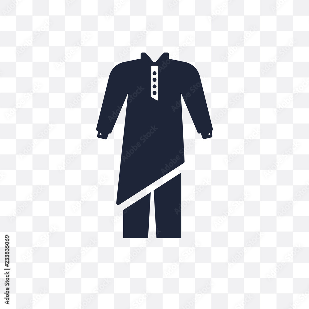 Kurta transparent icon. Kurta symbol design from Clothes collection ...