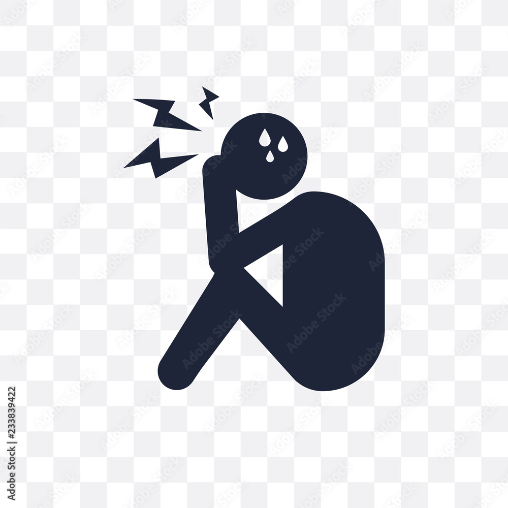 overwhelmed human transparent icon. overwhelmed human symbol design ...