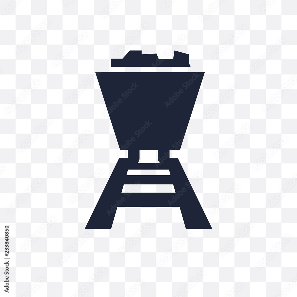 Mine Wagon transparent icon. Mine Wagon symbol design from Desert ...