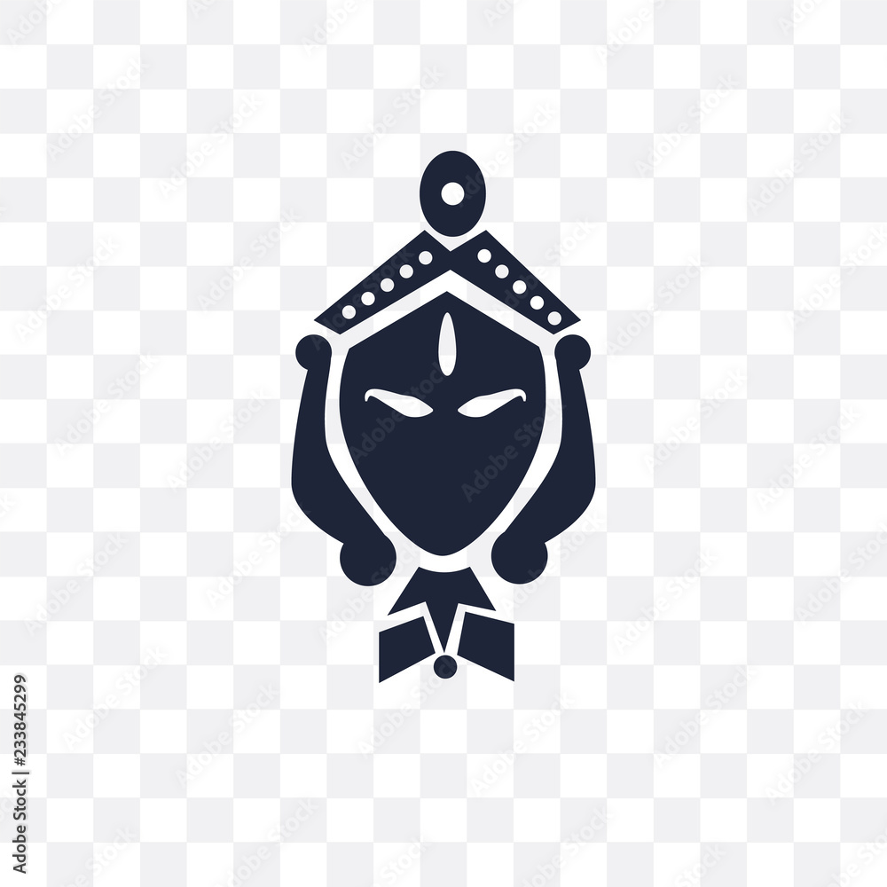 durga puja transparent icon. durga puja symbol design from India ...