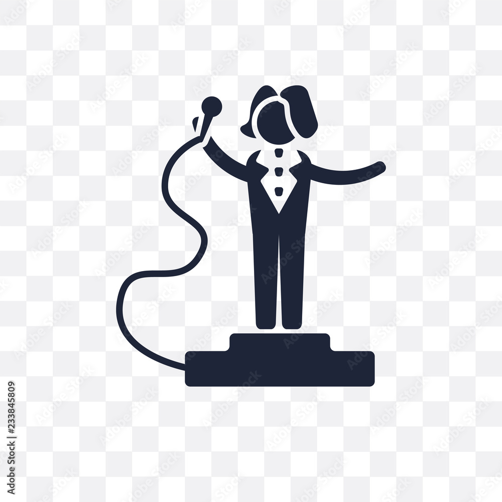 Showman transparent icon. Showman symbol design from Professions ...