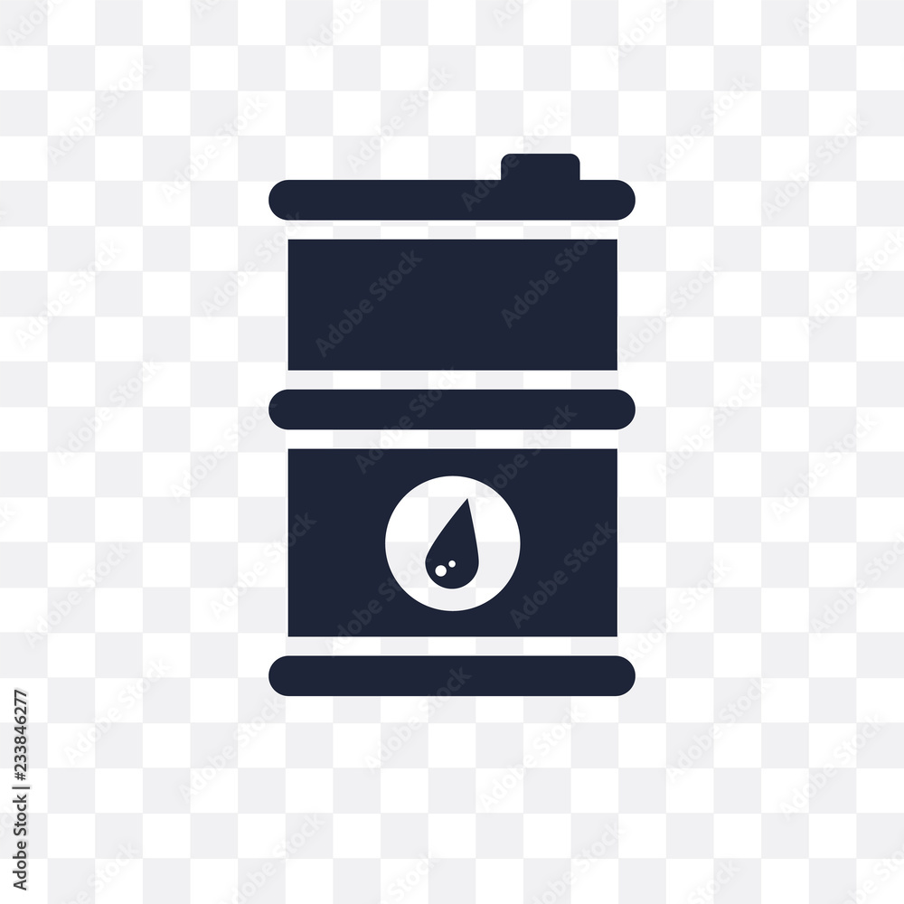 Oil barrel transparent icon. Oil barrel symbol design from Industry ...