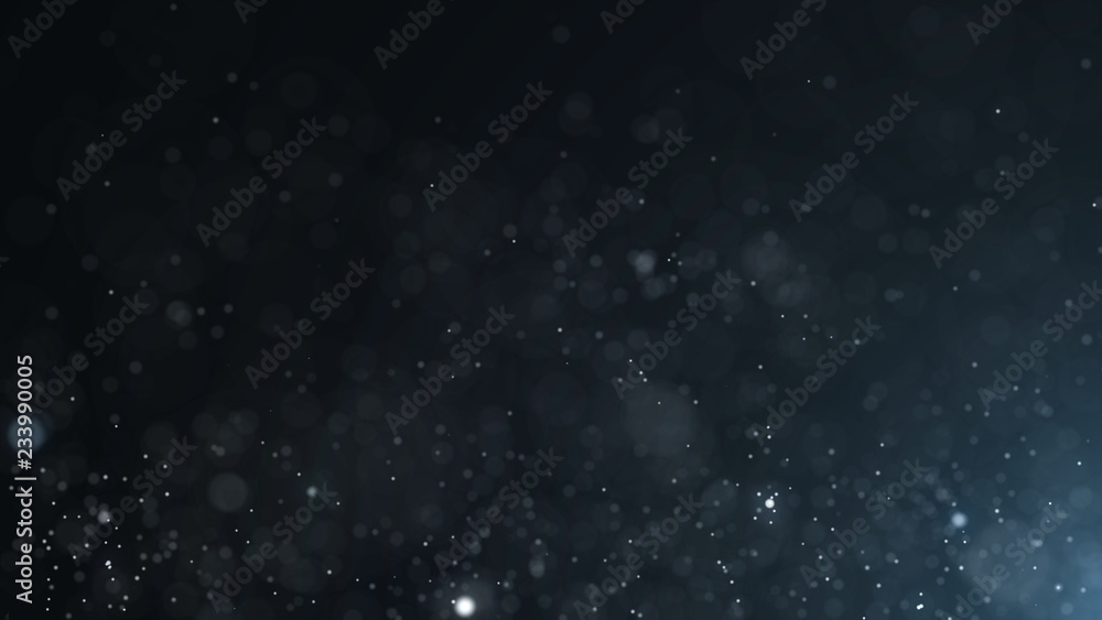 Dust particles. Abstract particle background. Dots background. 4k ...