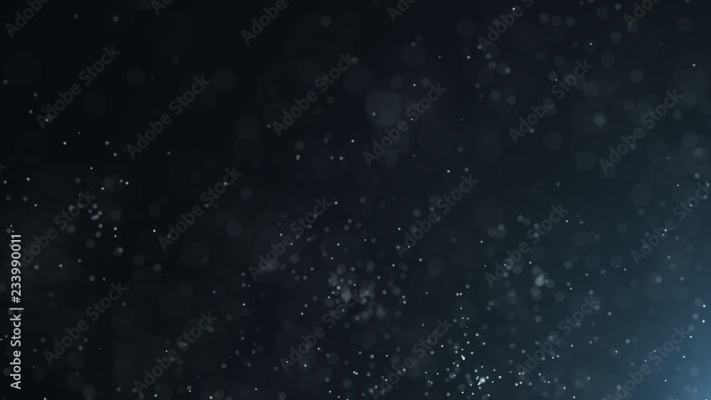 Dust particles. Abstract particle background. Dots background. 4k ...