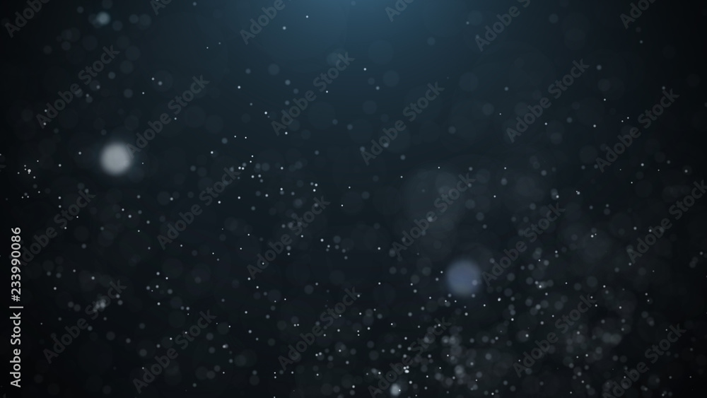 Dust particles. Abstract particle background. Dots background. 4k ...