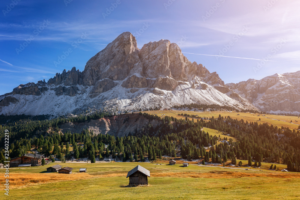 Sass de Putia, Dolomiti - Peitlerkofel, mountain, Dolomites, Alps ...