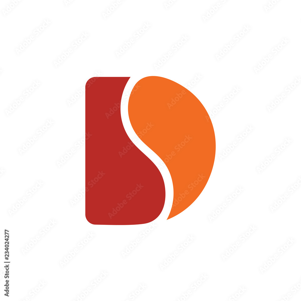 letter sd coffee design logo vector Stock Vector | Adobe Stock