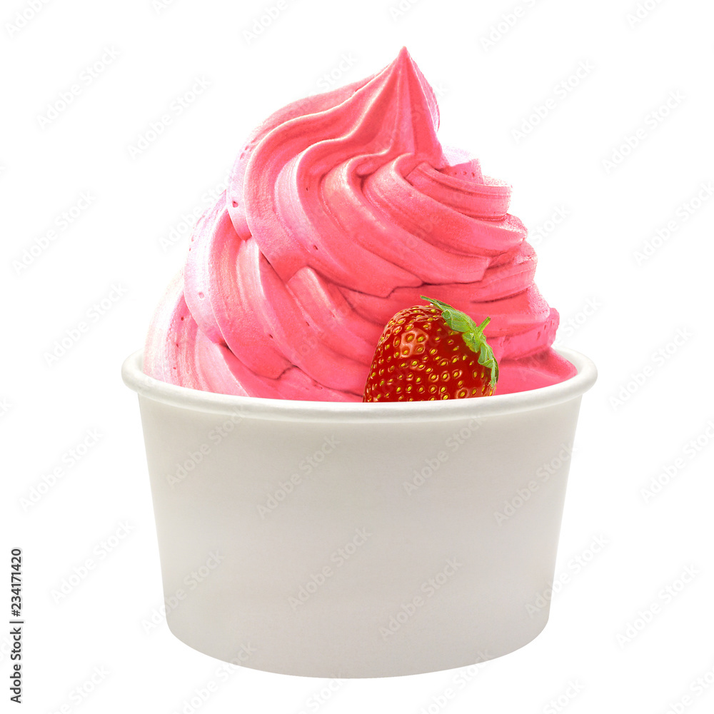 Strawberry Ice Cream Cup