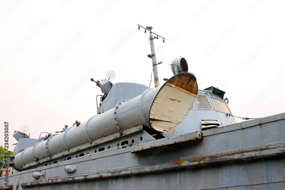 Soviet union made 123 torpedo boats, in the Chinese military museum ...