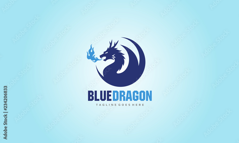 Blue Dragons Logo