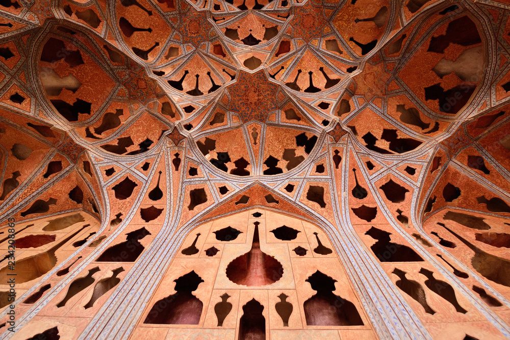 Iran, Ali Qapu Palace is a grand palace in Isfahan on Naqsh-e Jahan ...