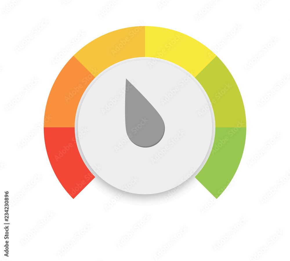round temperature Round Speedometers with slow and fast speed download ...