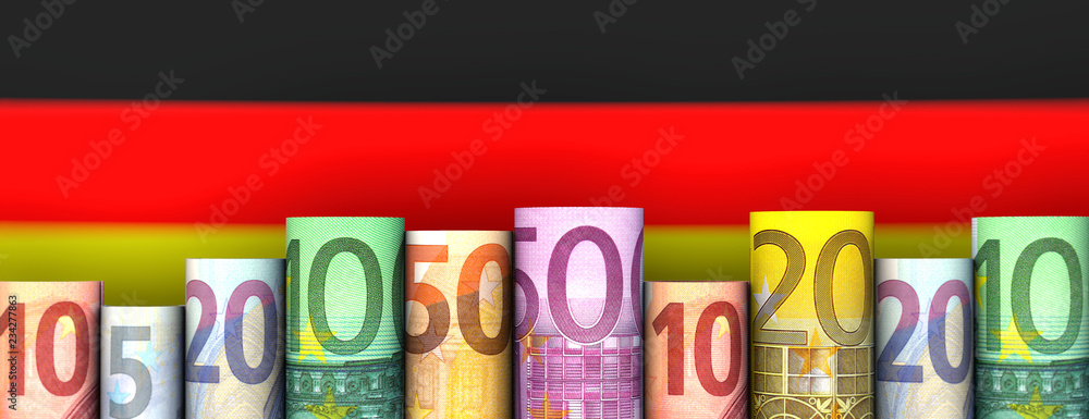 Deutschland & Geld Stock-Illustration | Adobe Stock