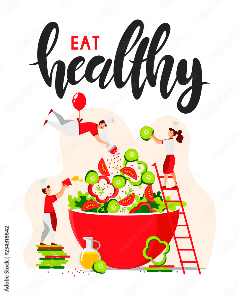 Healthy Lifestyle Poster Making