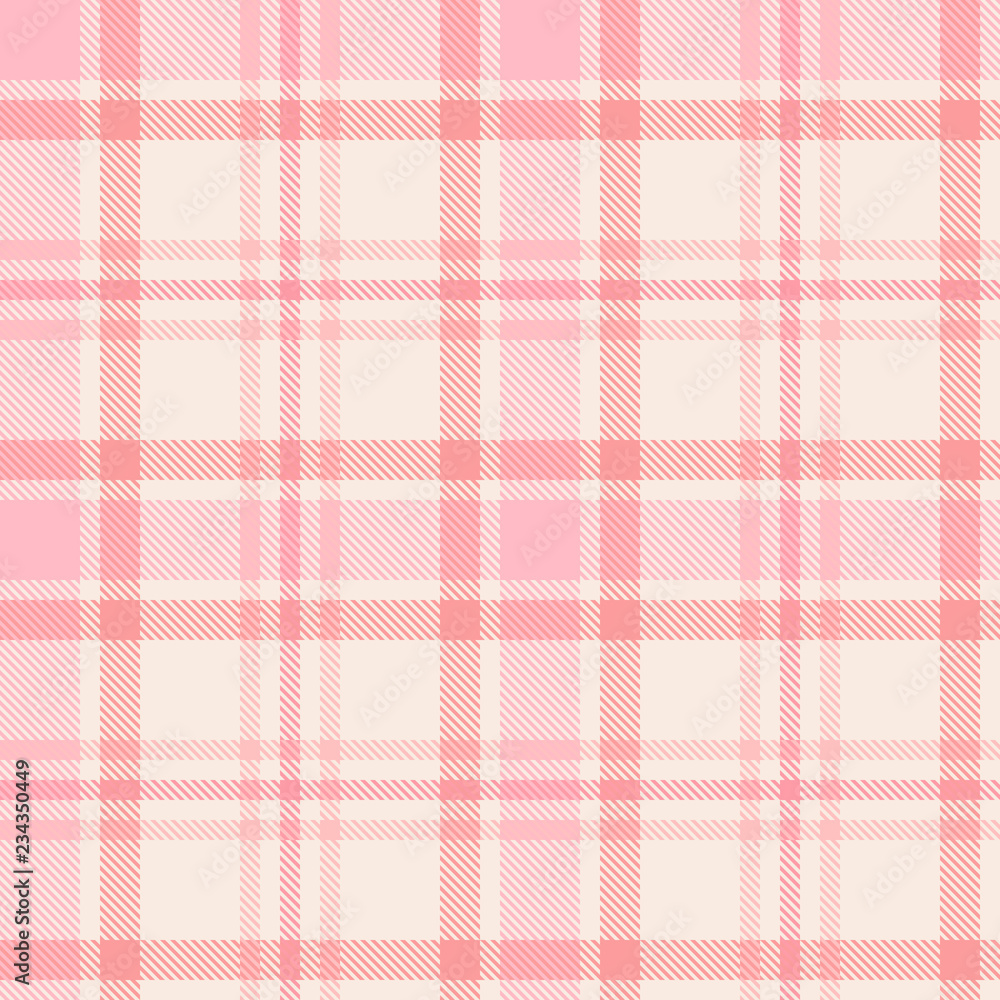 Pink Plaid Pattern