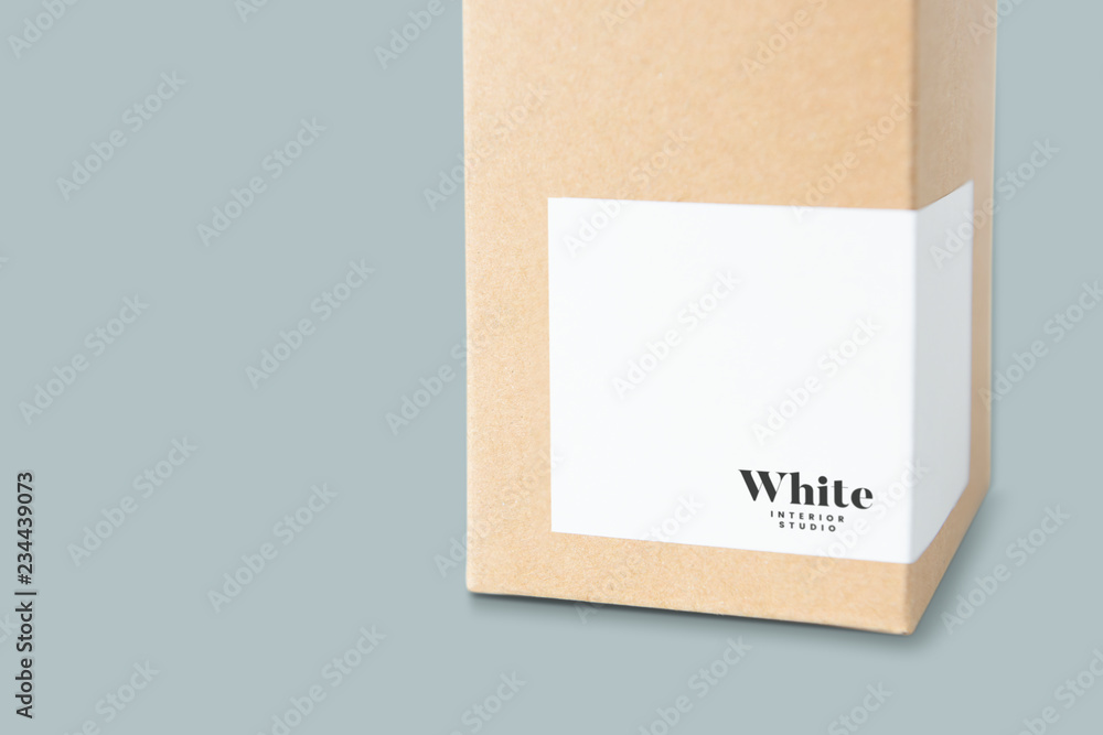 Natural paper box packaging mockup Stock Photo | Adobe Stock