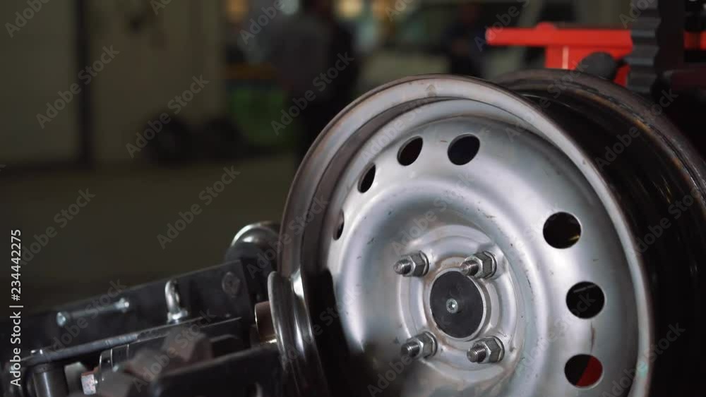 Equipment for car service and repair - tire machine for rolling and ...