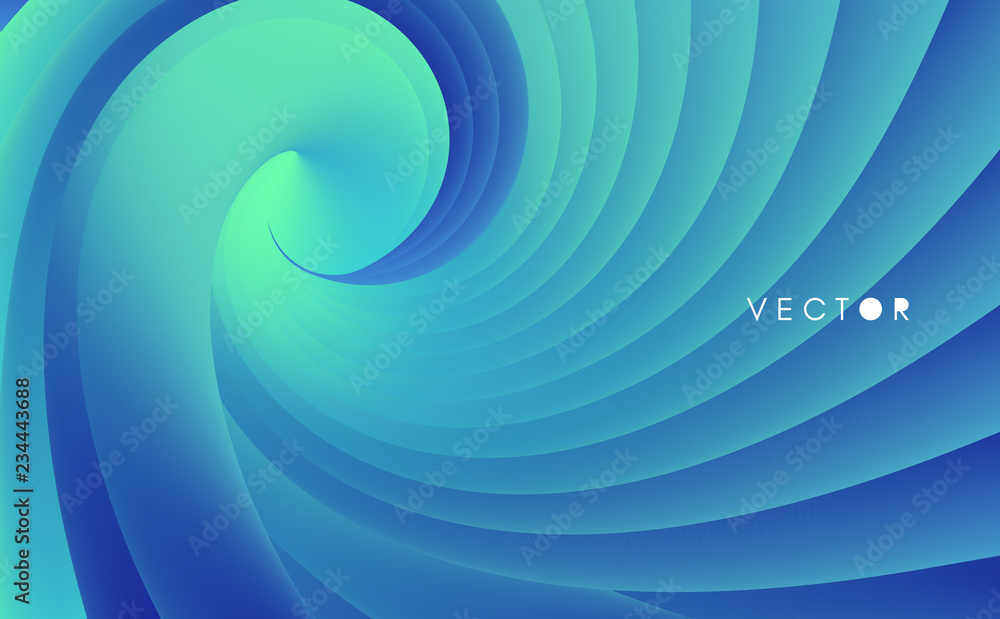 Vector art illustration. Dynamic effect. Cover design template. Can be ...