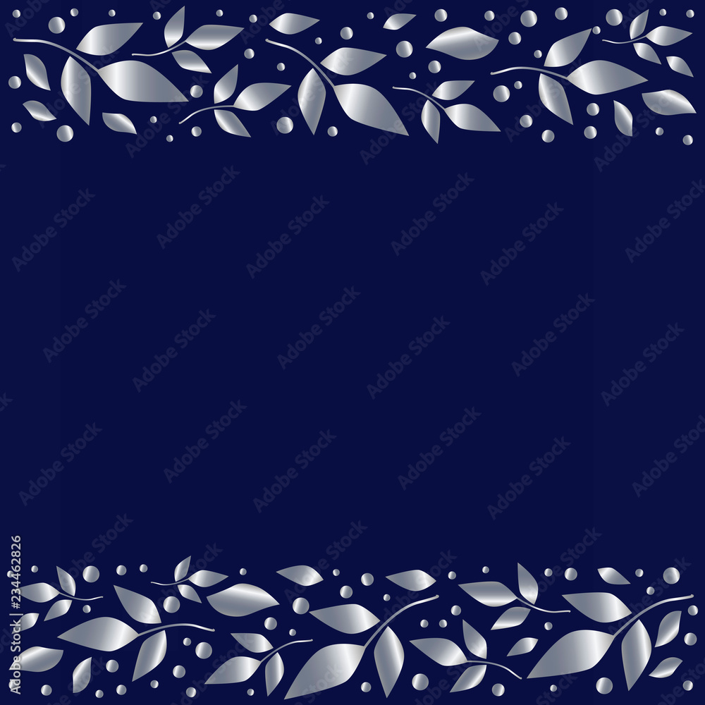 Blue And Silver Wedding Background