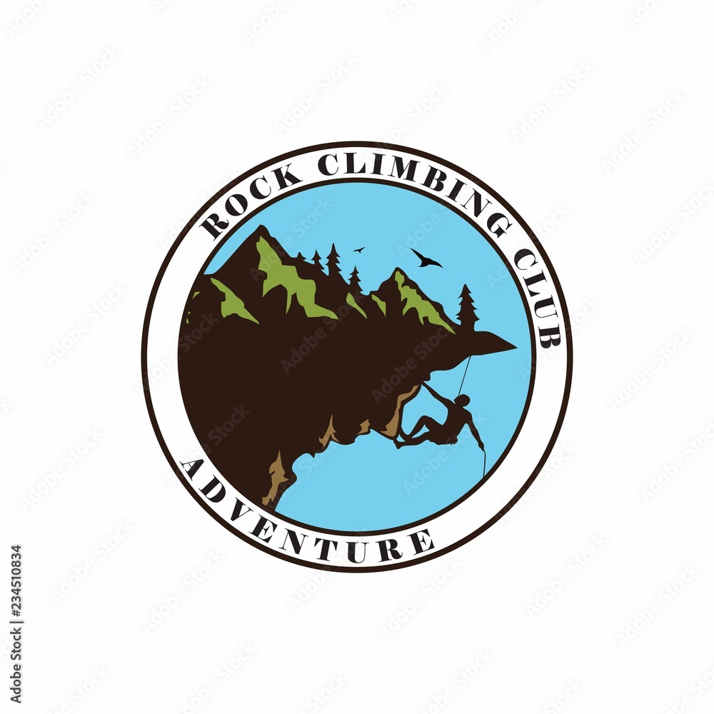 Mountain Climbing Logo