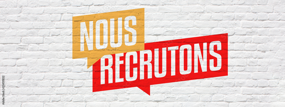 Nous recrutons Stock Photo | Adobe Stock