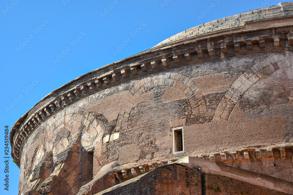 The Pantheon, a temple of every year, is a building of ancient Rome ...