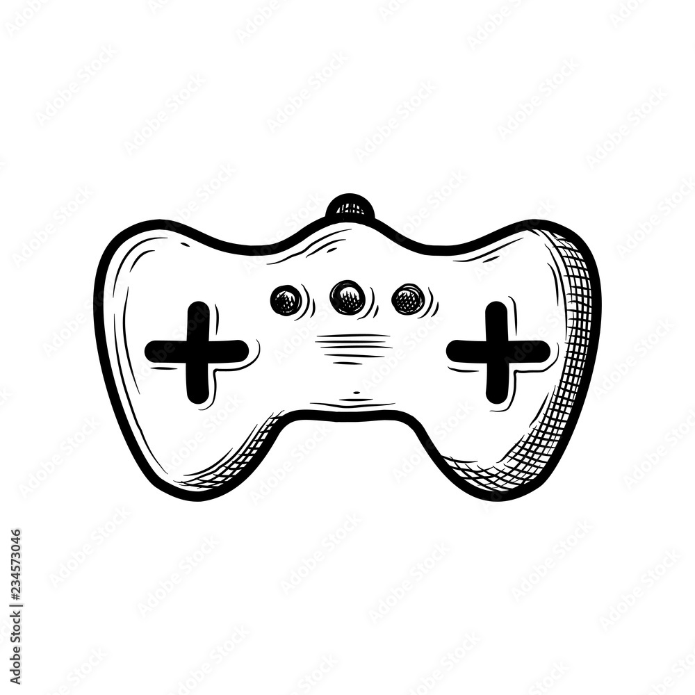 Video Game Controller Sketch
