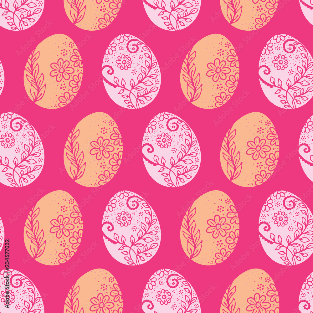 Easter Egg Pattern Vector