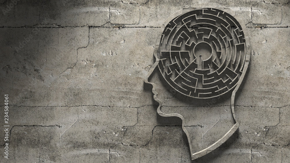 Paranoia schizophrenia psychopath and mental health disorders labyrinth ...