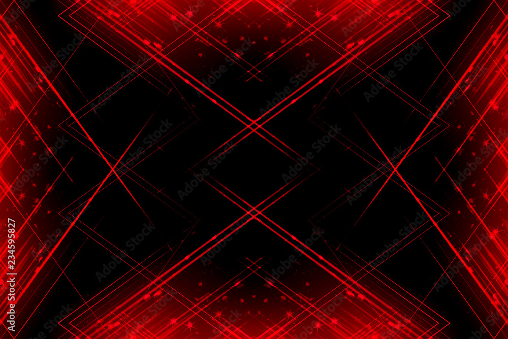 Black And Red Shiny Background