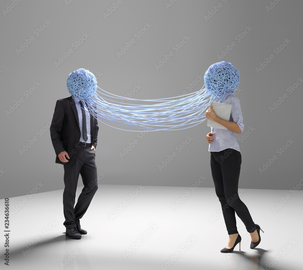 Two People Connected