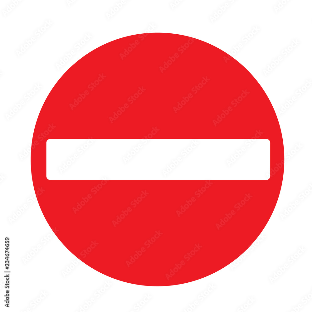 Do Not Enter Blank Sign Red Traffic Sign No Entry Traffic Sign Stock Do Not Enter Blank Sign Red Traffic Sign No Entry Traffic Sign Stock