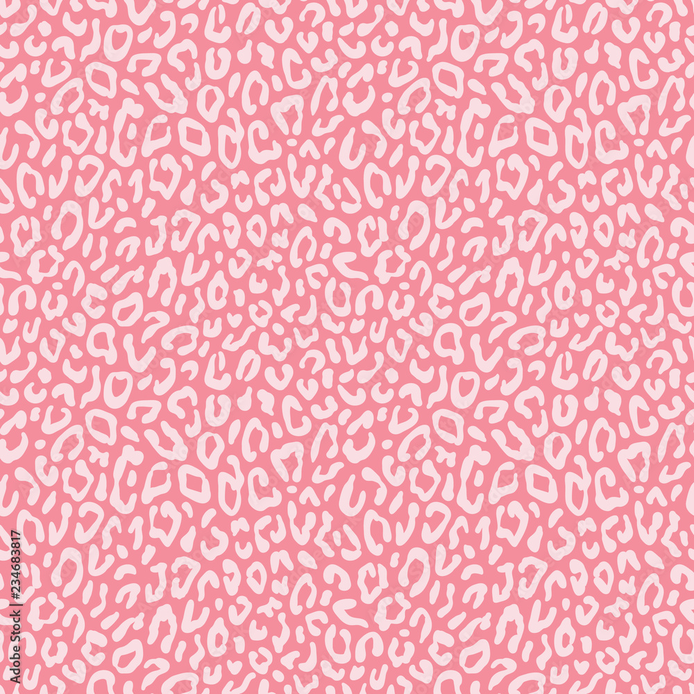 Light Pink Leopard Print Wallpaper