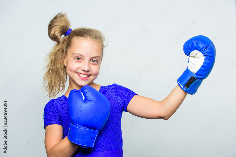 Baby Girl Boxing