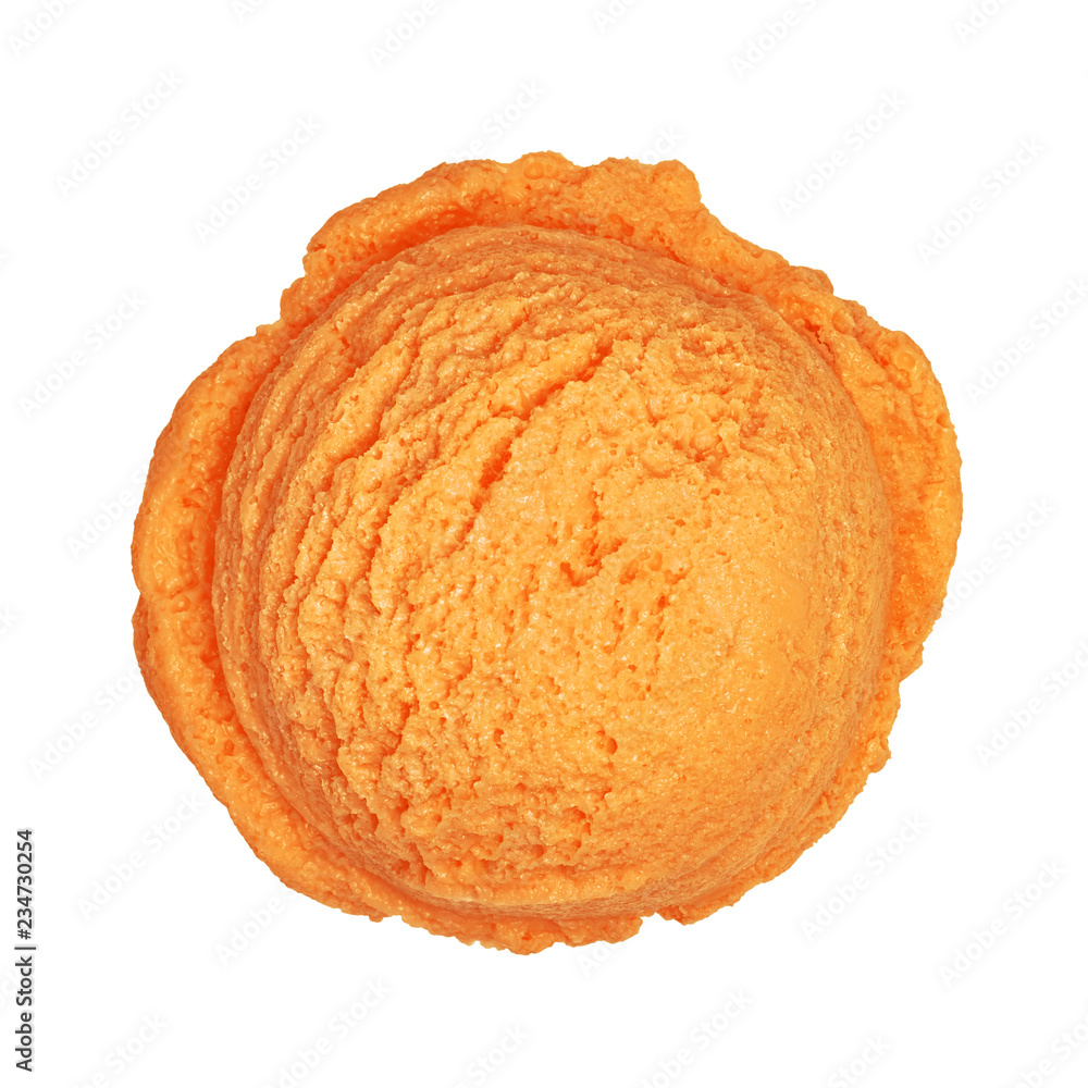 Orange Ice Cream Scoop