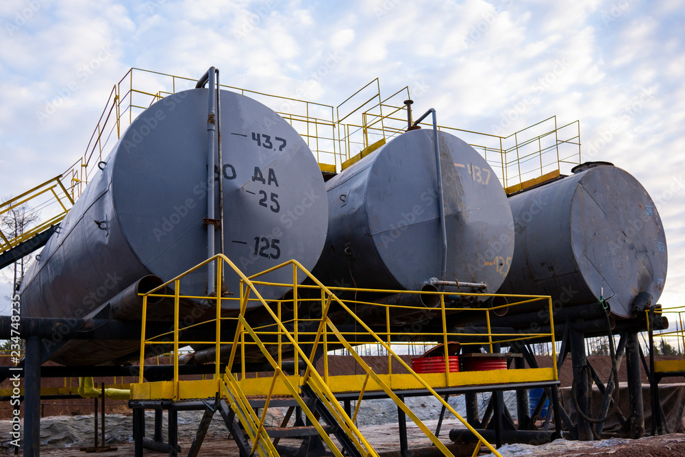 Refinery Water Tanks