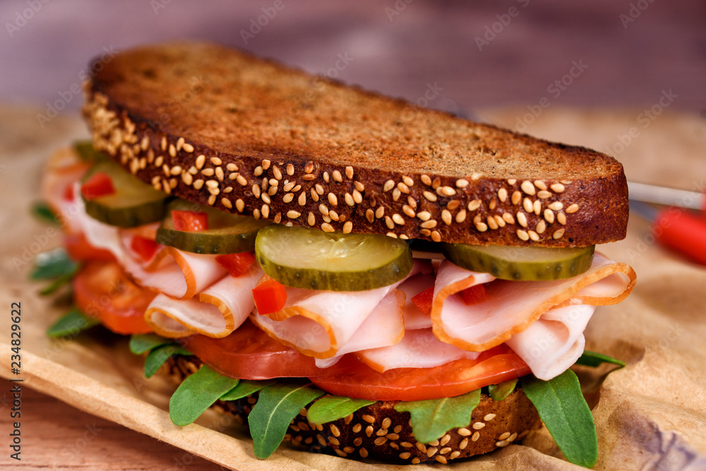 Delicious Looking Sandwich